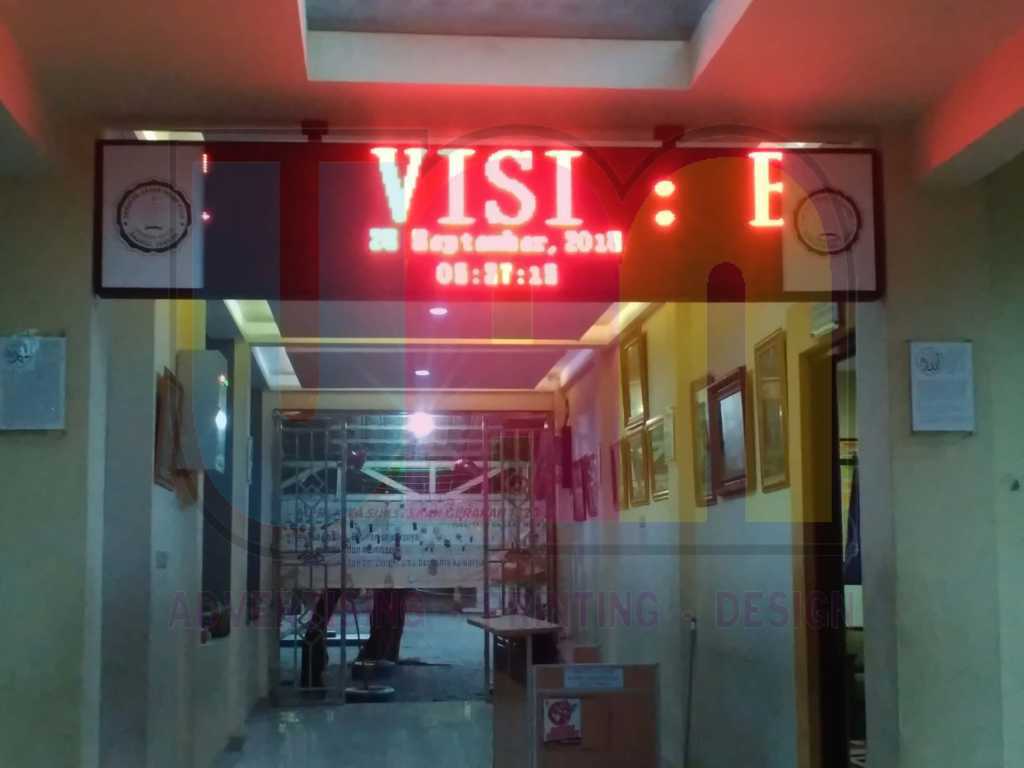 Jasa Pembuatan Running Text, Led Display, dan Led Sign Board